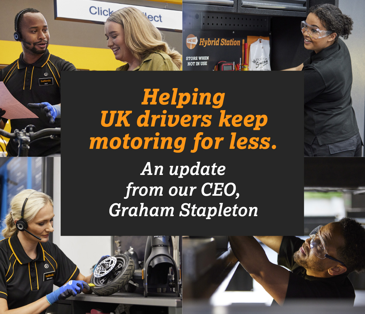 Helping you through tough times - Halfords